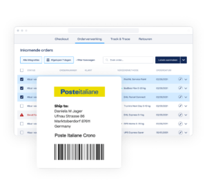 The #1 Poste Italiane Shipping Software for E-commerce