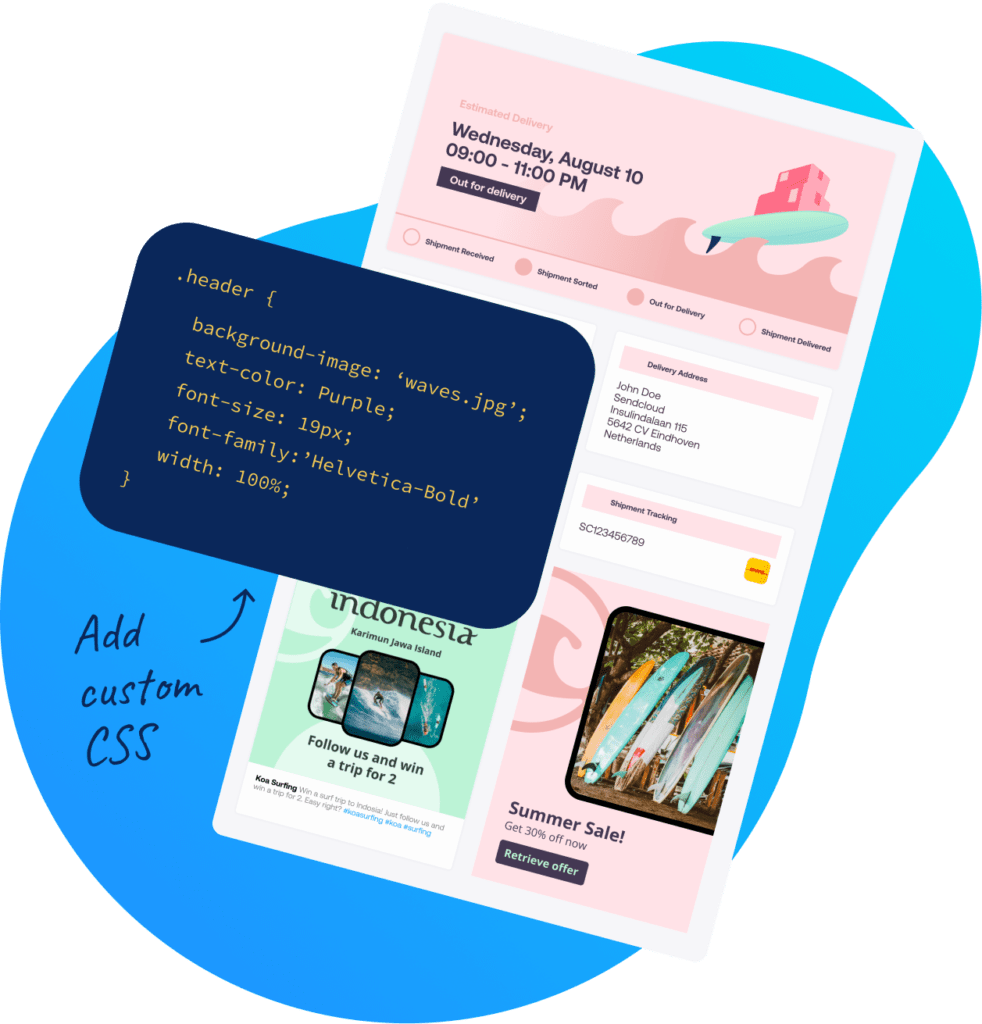 Branded Order Tracking Experience | Sendcloud