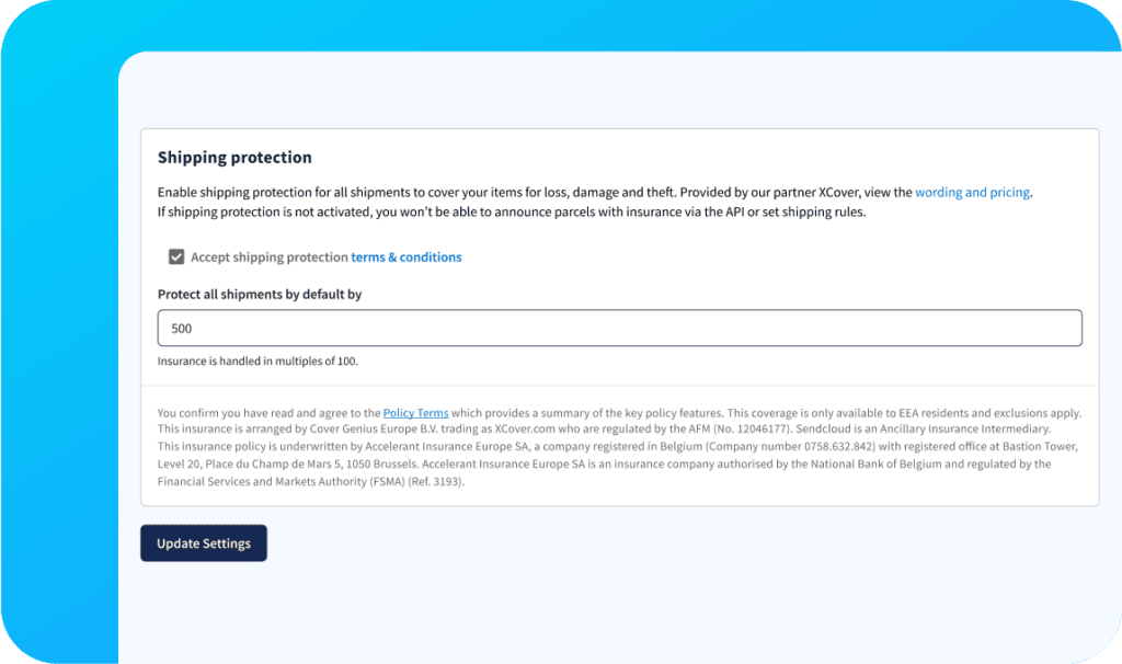Award-winning shipping insurance for e-commerce | Sendcloud
